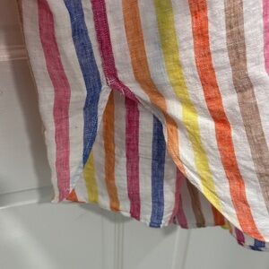 Talbots | Tops | Talbots Linen Boyfriend Shirt Size 2x Rockport Stripe ...